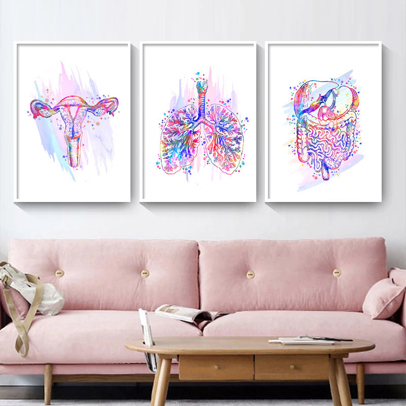 Anatomy Art Print - Uterus