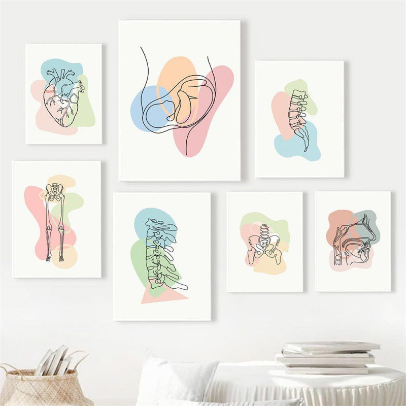 Anatomy Art Print - Lower Limb