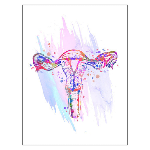 Anatomy Art Print - Uterus